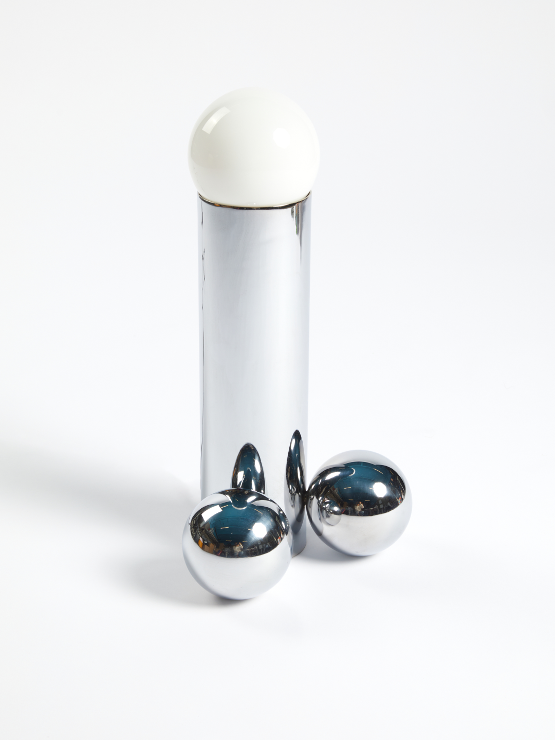 Axel CHAY Chrome Phallus Lamp in Steel