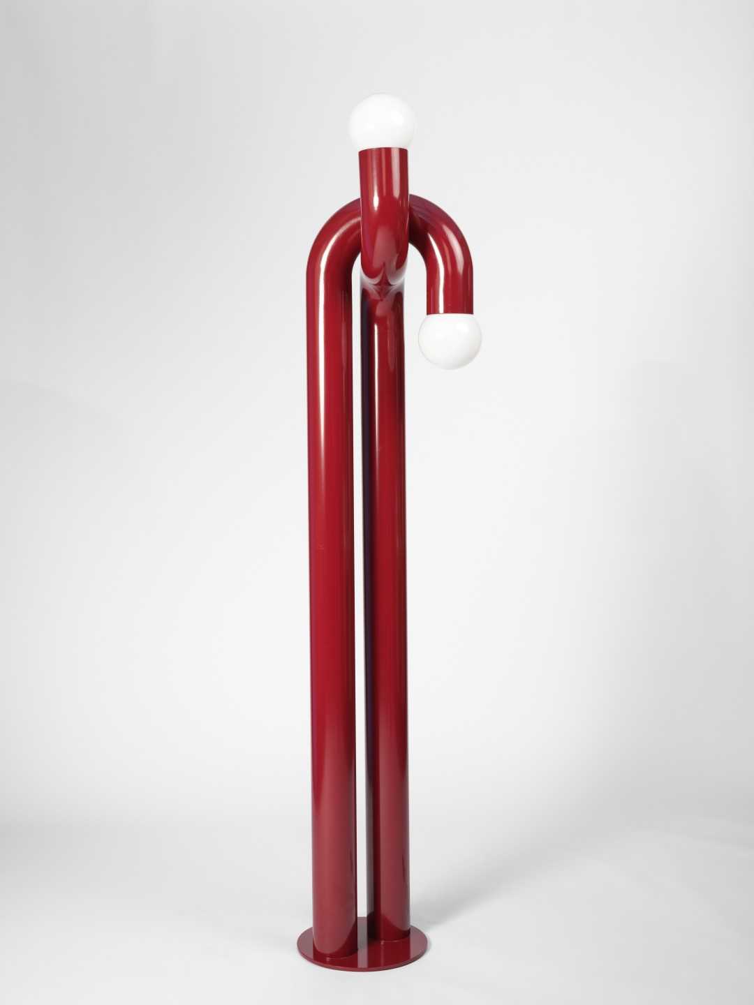 Lampadaire Modulation Axel CHAY, design en acier